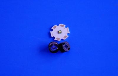 China 11mm 1W 3W Optical Lens for XTE XPE 3535 LED Bead Surface 15 30 45 60 90 Degree for sale
