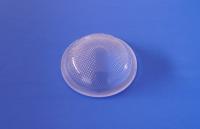 China 66mm Borosilicate Glass LED Lens 120 Degree Optical Lens for Outdoor Lighting for sale