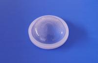China 66mm Borosilicate Glass LED Collimator Lens 120 Degree Beam Angle for Flood Lighting for sale