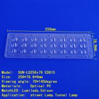 China AC 100-240V XPE LED Street Light Lens 256x78.6mm for Retrofit Replacement for sale