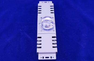 China COB Optical LED Light Lens 86x76x30.6mm for Street Light Module 166x85 Degree Beam Angle for sale