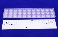 China PMMA 30 Degree LED Optical Lens 286x61mm for Wall Washer Light 33W Array for sale
