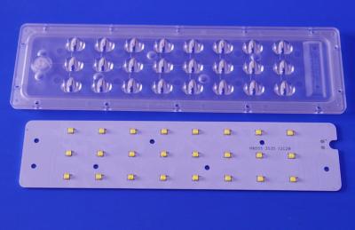 China 24W XTE 3535 LED Array with 250×74mm PC Lens and 45×143° Beam Angle for Street Lighting Retrofit for sale