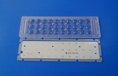 China 120 Degree 3x10 3535 LED PCB Board Array Lens Heat Sink 30W Outdoor Light Retrofit Kit for sale