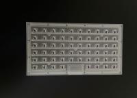 China 58x4 232 LED Lens 3030 SMD Optical PC Type2 Type3 Type4 Type5 Array Lens 279x150mm for sale
