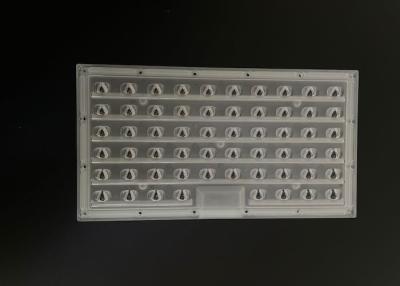 China 58x4 232 LED Lens 3030 SMD Optical PC Type2 Type3 Type4 Type5 Array Lens 279x150mm for sale