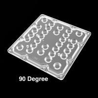 China 130x130mm 30 LED Optic Lens Module 60 Degree Beam Angle 50W 80W 100W for sale