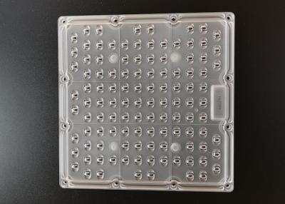 China TYPE 2-M 112 LED 3030 SMD Optic Lens 175x175mm Streetlight Array PC Lens 60W 80W 100W for sale