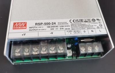 China RSP-500-24 24V 21A 500W LED Constant Voltage Driver for Commercial Lighting Systems for sale