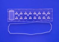 China 252x70mm IP65 Waterproof 3535 LED Array Lens for 16 LED Board 16W 24W 36W for sale