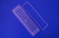 China 30-36W 90x90 Degree High Bay Light Lens with Silicon Gasket for 3030 SMD LED for sale