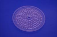 China 150pcs SMD 3030 LED Lens 45 Degree 208mm Round Plastic for UFO High Bay Lighting for sale