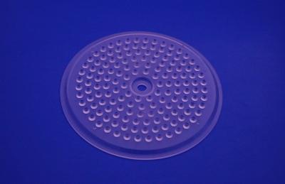 China 150pcs SMD 3030 LED Lens 45 Degree 208mm Round Plastic for UFO High Bay Lighting for sale