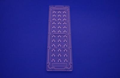 China 250x74mm PC Material SMD 3030 LED Lens with 65x150 Degree Beam Angle for 36 LEDs - ROHS Certified for sale