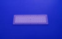 China Optical Plastic 3030 LED Lens Module 250x74mm with 92% Transmittance for Indoor Outdoor Lighting for sale