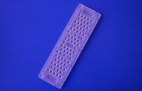 China 60 Degree SMD 3030 LED Lens Array 250x74mm with 92% Transmittance for 72 LEDs for sale