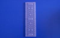China TYPE3 64pcs 3030 LED Lens Array 250×74mm PC Material with 92% Transmittance for Street Lights for sale