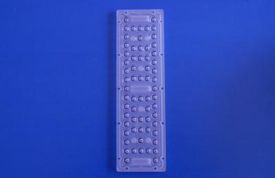 China TYPE3 64pcs 3030 LED Lens Array 250×74mm PC Material with 92% Transmittance for Street Lights for sale