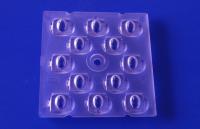China 12-in-1 3030 SMD LED PC Array Lens 50×50×5.57mm with 60°/90°/TYPE III Beam Angles for 5050 Modules for sale