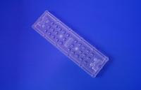 China 28 LED 3030 SMD LED Lens 80x150 Degree Beam Angle for Streetlight Retrofit Kits - 236x70mm PC Material for sale
