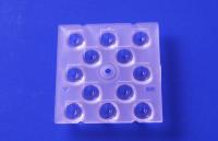 China 50mm SMD 3030 LED Lens for Street Lights - TYPE IV-S 90-93% Transmittance with 12 LED Capacity for sale