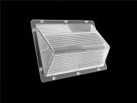 China Outdoor LED Wall Pack Light IP65 40W 60W 90W DLC Approved 300mm Lens for sale