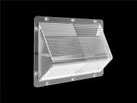 China Outdoor LED Wall Pack Light IP65 40W 60W 90W DLC Approved 300mm Lens for sale