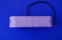 China 72-in-1 3030 LED Lens Module 60W 8S9P with Heat Sink for IP67 Street Lamps - 250x74mm Size for sale