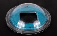 China 142mm Transparent PC Lens Cover for High Bay LED Lights - 91% Transmittance, 120° Beam Angle for sale