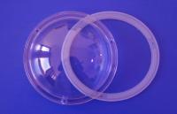 China 168mm Diameter PC High Bay Light Lens Cover Transparent 20W-300W 120 Degree Beam Angle for sale