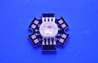 China 4X3W Epistar LED Chip High Power RGBW Diode with Black Star PCB - 700mA Current, 5000K White Light for sale