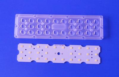 China 28 LED Street Light Module 5050 SMD Array Lens 270x75mm for 100W Retrofit for sale