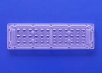 China High Luminous LED Street Light Lens 36 in 1 250x70mm for 3535 LED 65x150 Degree for sale