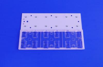 China 12W LED Array Lens with 90x126° Beam Angle and 93% PMMA Transmittance for Retrofit Lighting Applications for sale