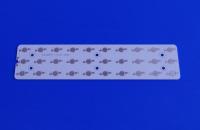 China 30W LED Array Lens for Tunnel Lighting - 70x140° Beam Angle, 256x78.6mm Compact Design for sale
