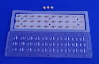 China 30W LED Array Lens for Tunnel Lighting - 70x140° Beam Angle, 256x78.6mm Compact Design for sale