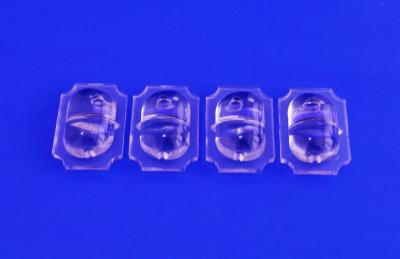 China Polarized Optical Lens for Rebel LEDs - 23.15×16.15×8.53mm Size, 65°×135° Beam Angle, 93% Transmittance for sale