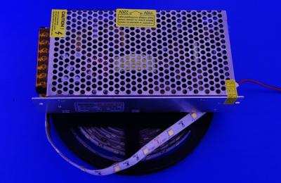 China 150W LED Power Supply 12V Constant Voltage Driver - AC 110V/220V 50-60Hz Input, 198×98×42mm Aluminum Case for sale