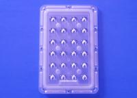 China 3535 SMD Plastic Injection Mold LED Optical Lens 24W XPG3 Asymmetrical Street Light for sale
