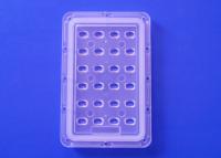 China 3535 SMD Plastic Injection Mold LED Optical Lens 24W XPG3 Asymmetrical Street Light for sale