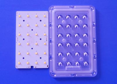 China 12V 24V Solar LED Module 3x8 Asymmetrical Lens 162x107mm XTE XPG 3535 SMD PCB Board for sale