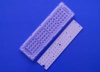 China 64 SMD 3535 LED Light Engine Module Vertical 65x150 Degree Lens for Road Lamp 250x74mm for sale