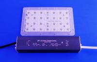 China 28W XP-E LED Street Light Retrofit Kit for 100W HPS Replacement with 152.3x95.7mm Lens and 122 lm/W Efficiency for sale