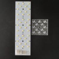 China OEM Custom SMD LED PCB Board 50x50mm Lens Aluminum 1.6mm for Lighting for sale