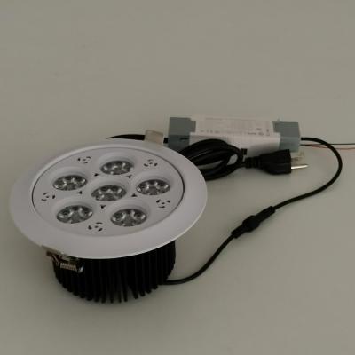 China 40W LED Downlight Recessed Ceiling Light Fixture 36 Degree 3000K IP20 170mm for sale