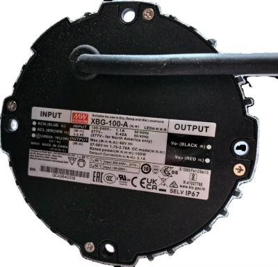 China Mean Well XBG-100-A LED Driver 100W Constant Power 27-56V Output for Stage Bay Lighting for sale