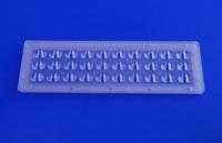 China 30W PMMA LED Lens Array 256x78.6mm for Tunnel Retrofit Lighting Kits High Output for sale