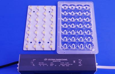 China PMMA Bridgelux LED Street Light Lens 28W 90x120 Degree with PCB Module for Road Lamp for sale