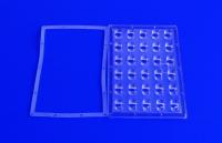 China PMMA LED Street Light Lens 171x125x8.13mm with 90x126° Beam Angle for Road Lamp Modules for sale