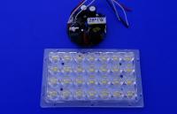 China PMMA Street Led Lens Array  28W Street Lamp Lens Array With Power Supply for sale